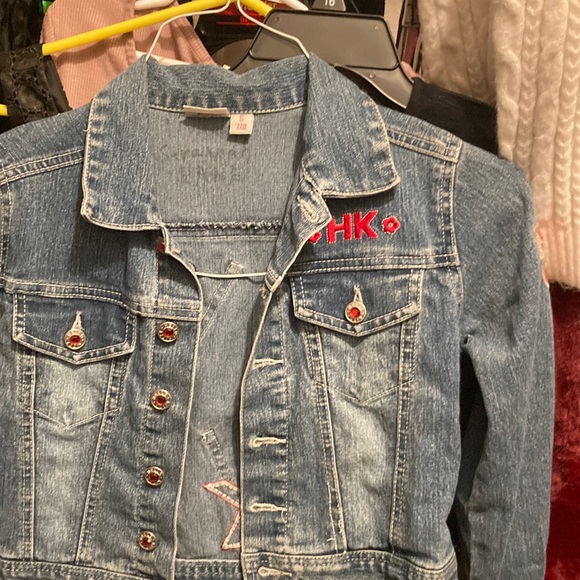 Sanrio | Jackets & Coats | Hello Kitty Jean Jacket | Poshmark